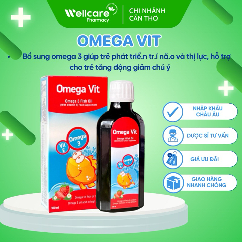 [Chính Hãng OmegaVit] Bổ Sung DHA+EPA, Omega3 Đậm Đặc, IFOS 5 Sao ...