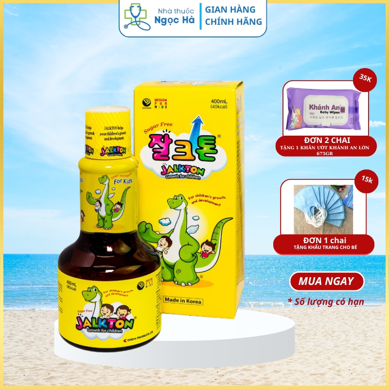 Siro ăn ngon JALKTON 400ML hỗ trợ ăn ngon, tăng chiều cao cho bé ...