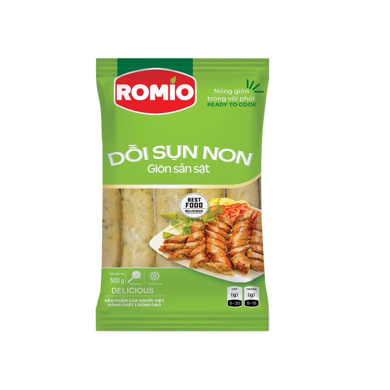 Dồi sụn Romio bịch 500g 10 cây (giao tphcm) | Shopee Việt Nam