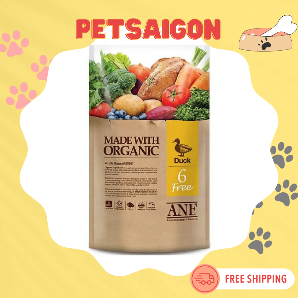 [THỨC ĂN CHO CHÓ] THỨC ĂN ORGANIC ANF 6 FREE DUCK CHO CHÓ VỊ VỊT - GÓI ...