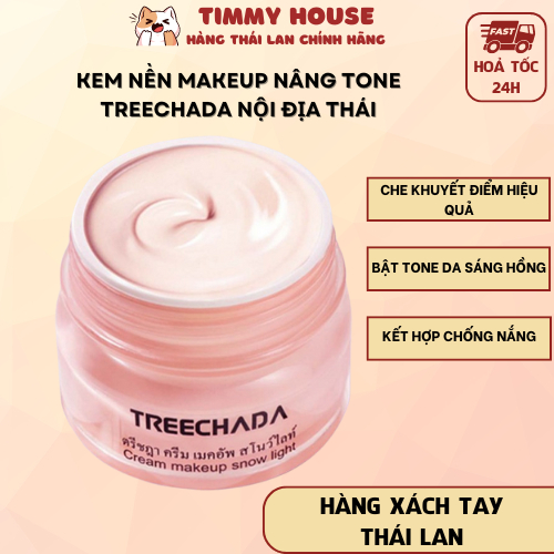 Kem Nền Make Up Nâng Tone Treechada Nội Địa Thái Lan Chính Hãng 50g ...