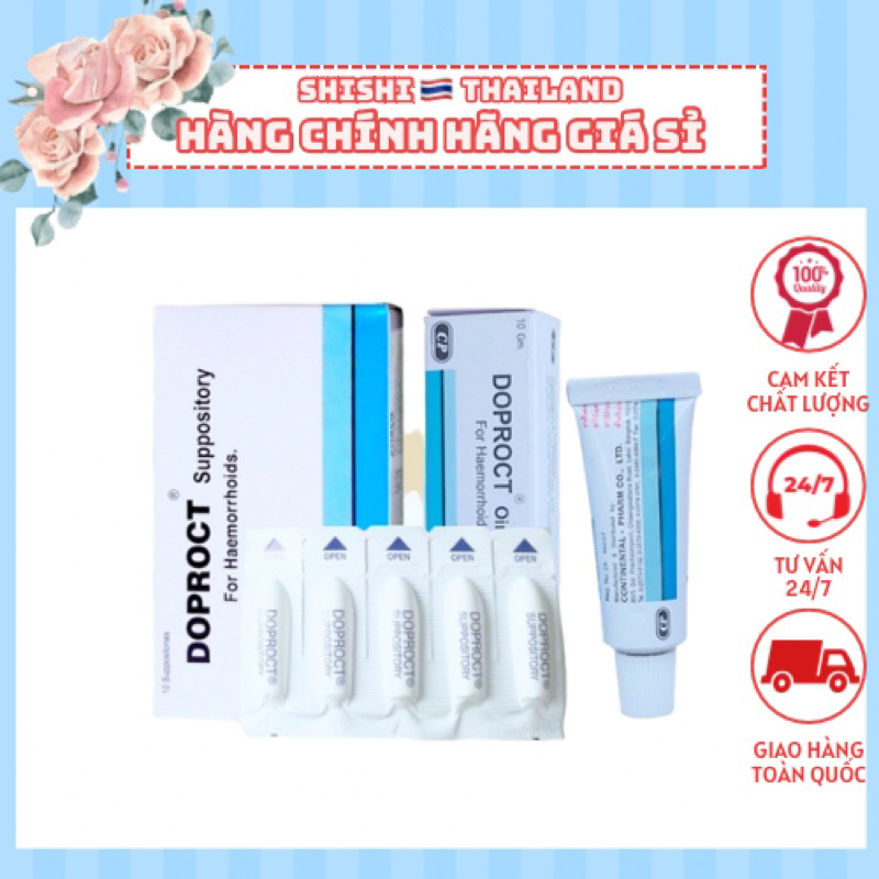 Sản phẩm BÔI - ĐẶT Thái Lan DOPROCT (CÓ CHE TÊN SẢN PHẨM) | Shopee Việt Nam