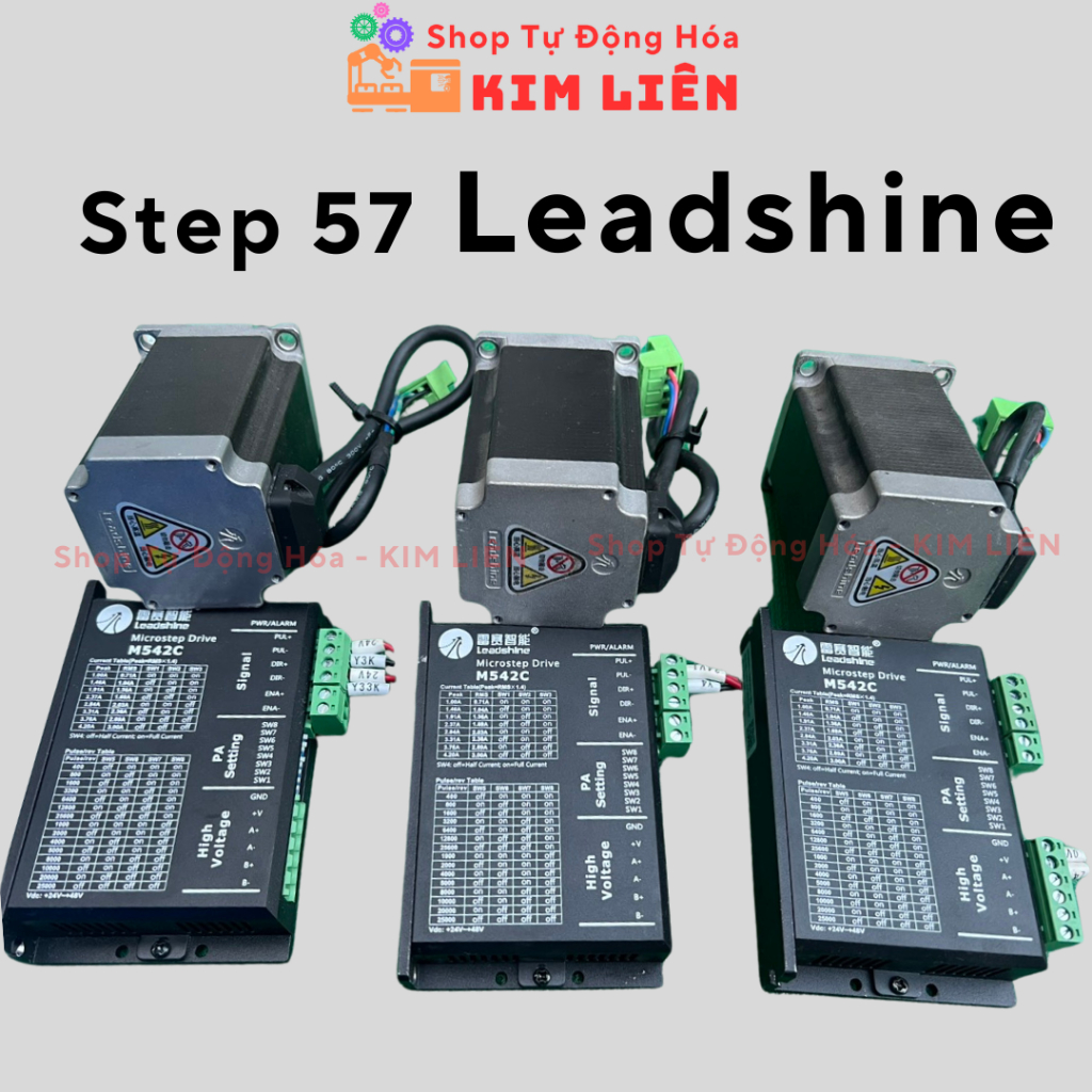 Combo Driver + Động cơ bước Leadshine 57 cốt 8 li hàng tháo máy - Shop ...