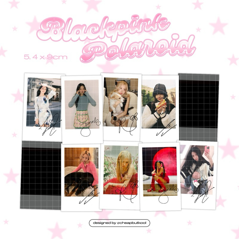 CARD DES BLACKPINK / ẢNH POLA BLACKPINK HAI MẶT CÁN MỜ - CHEAPBUTKOOL ...