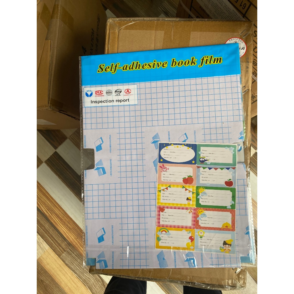 XẤP 10 Tờ Decal Bao Sách Vở / Decal Dán Sách Vở / Bọc Sách Vở Nhiều ...