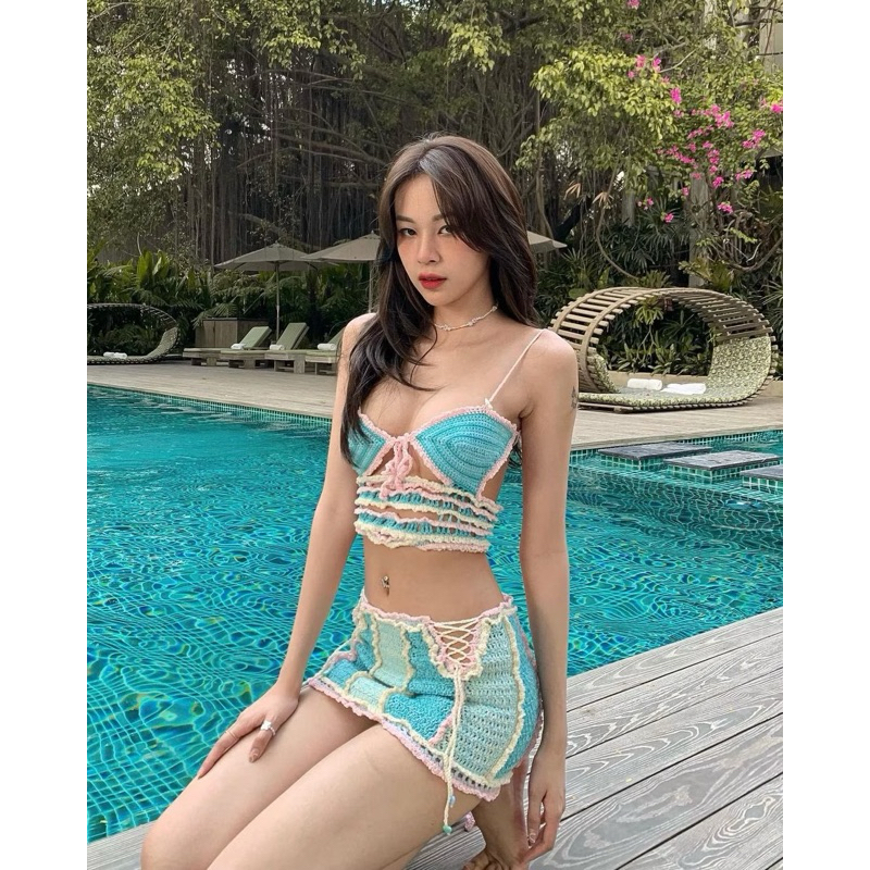 Set bikini len Phí Phương Anh siêu slay nhà Ceii | Shopee Việt Nam