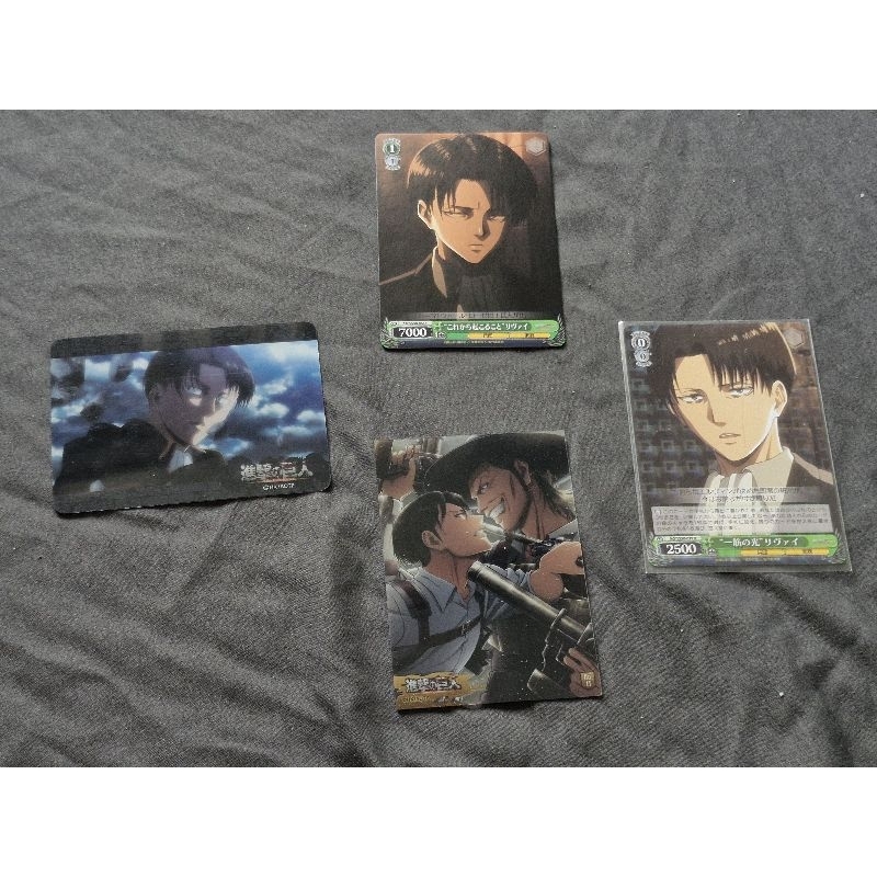 Card Levi Ackerman Attack On Titan Thẻ Levi Aot Chính Hãng Metal Game | Shopee Việt Nam