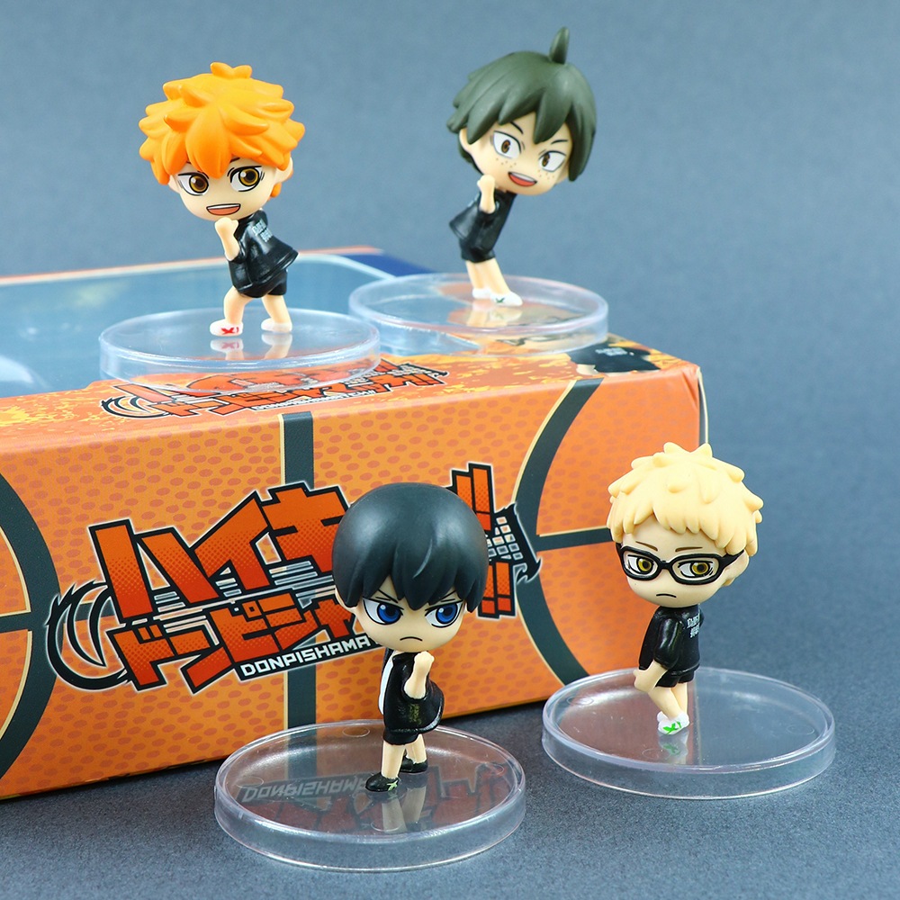 [ hỏa tốc hcm ][ Vũ Trí Ba ]Set 4 mô hình Haikyuu Vua bóng chuyền Yu ...