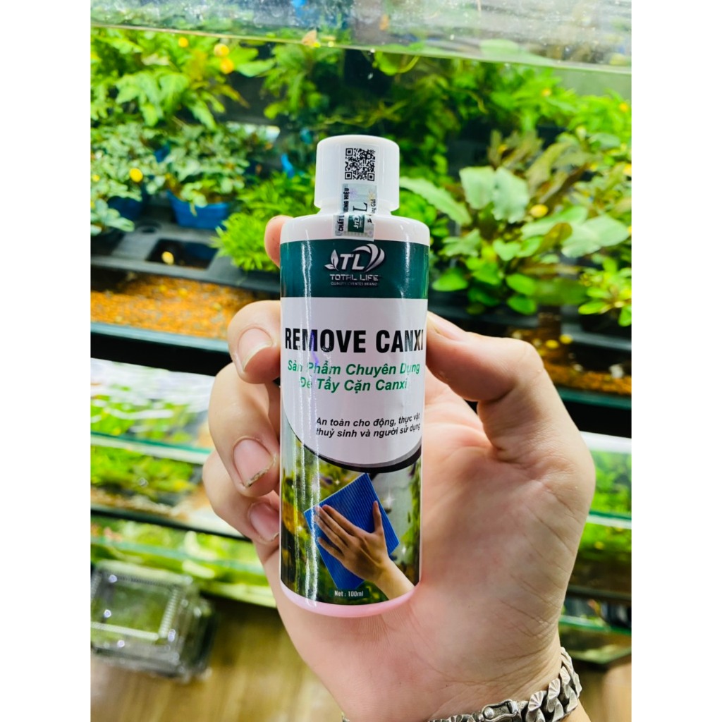 REMOVE CANXI - Tẩy cặn canxi bể kính TL - Chai 100ml | Shopee Việt Nam
