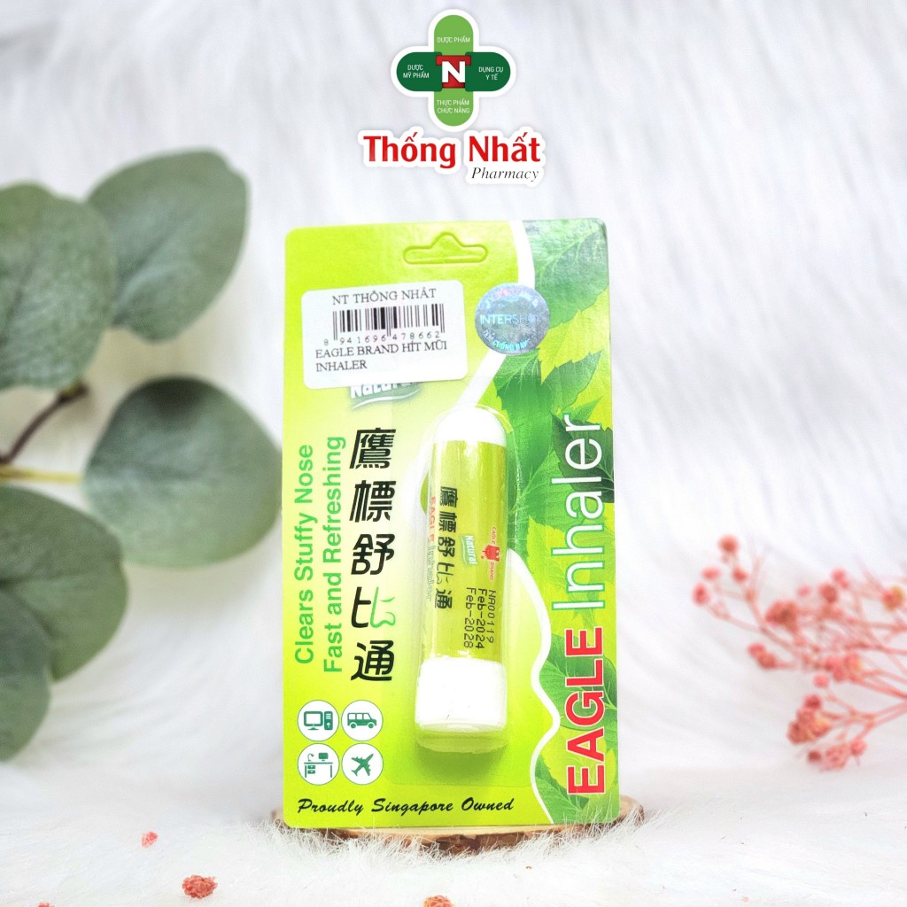 Ống hít thông mũi con Ó Eagle Inhaler giúp thông mũi, sảng khoái ...
