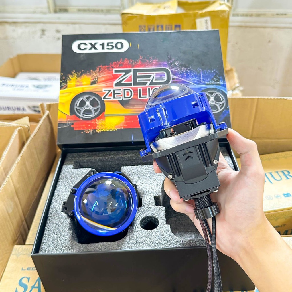 Đèn Bi LED - Bi Cầu LED 3.0 CX150 ZED LIGHT, 75W 12 24V DC Bảo Hành 12 ...