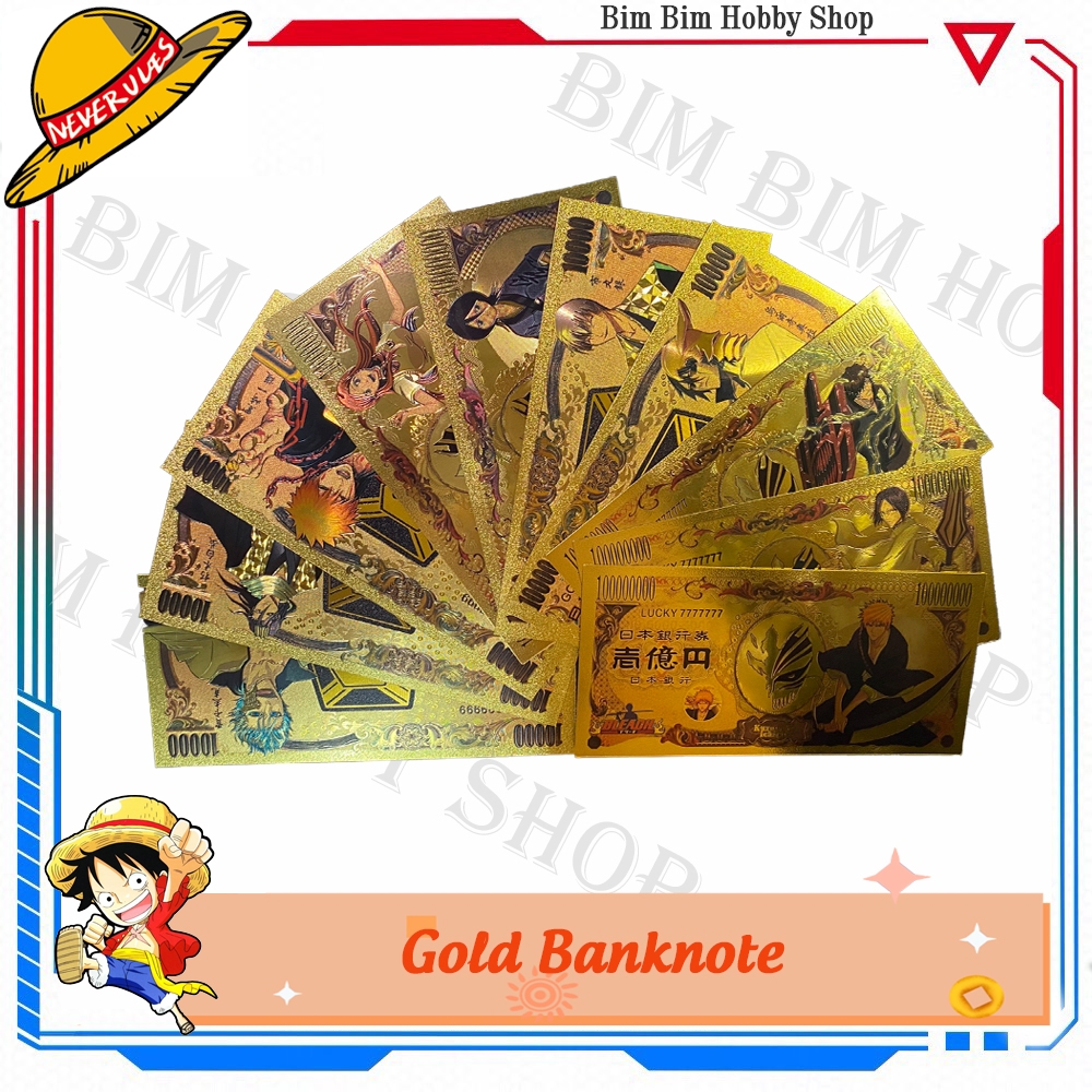 Tiền yên Nhật Bleach mạ vàng ( gold banknote ) | Shopee Việt Nam