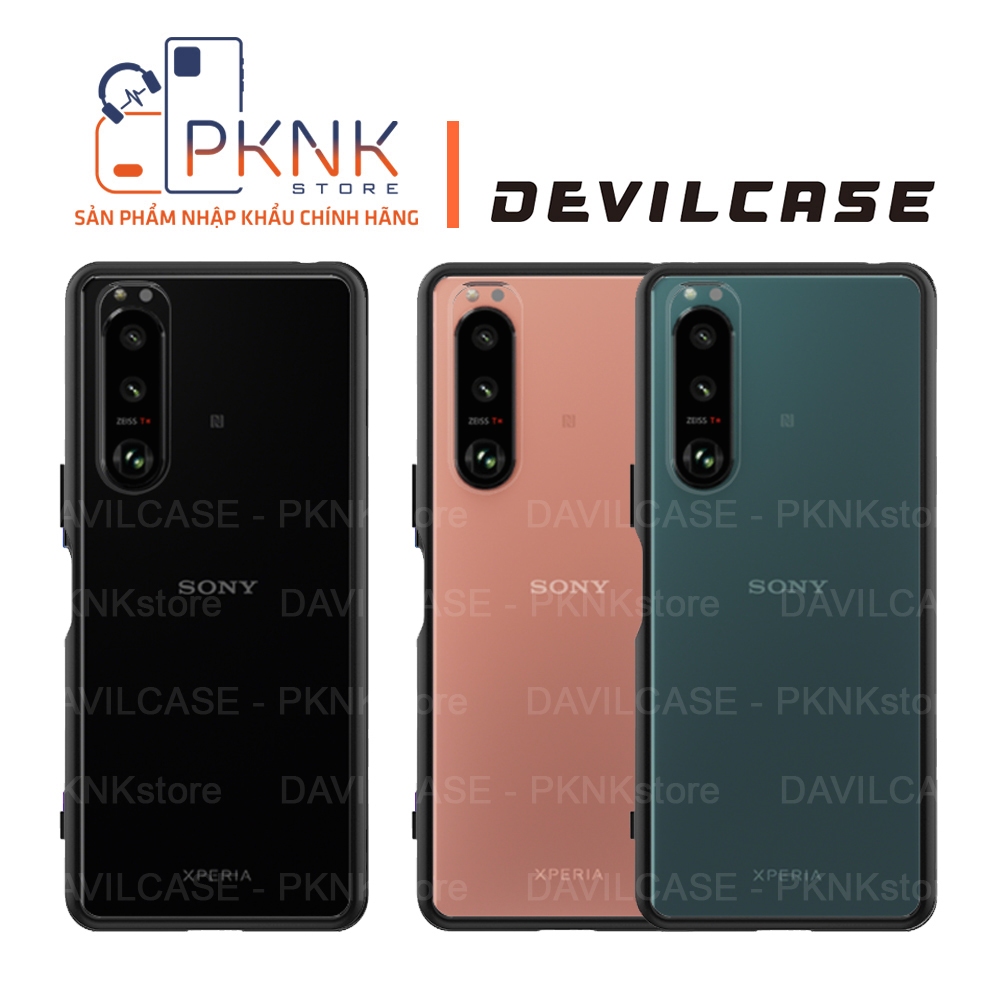 Ốp Lưng Devilcase Sony Xperia 5iii I Phiên Bản Lite (Khung Đen + Phím Đen) | Shopee Việt Nam