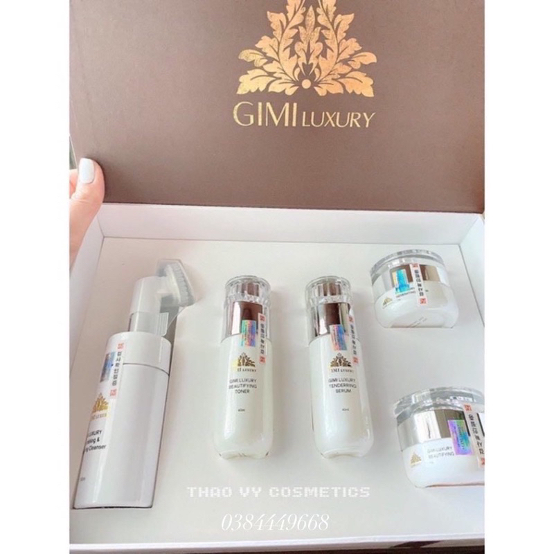 ( Chính Hãng 💯%) Bộ Kem Nám Gimi Luxury bản vòi 40ml Chính Hãng mẫu mới ...
