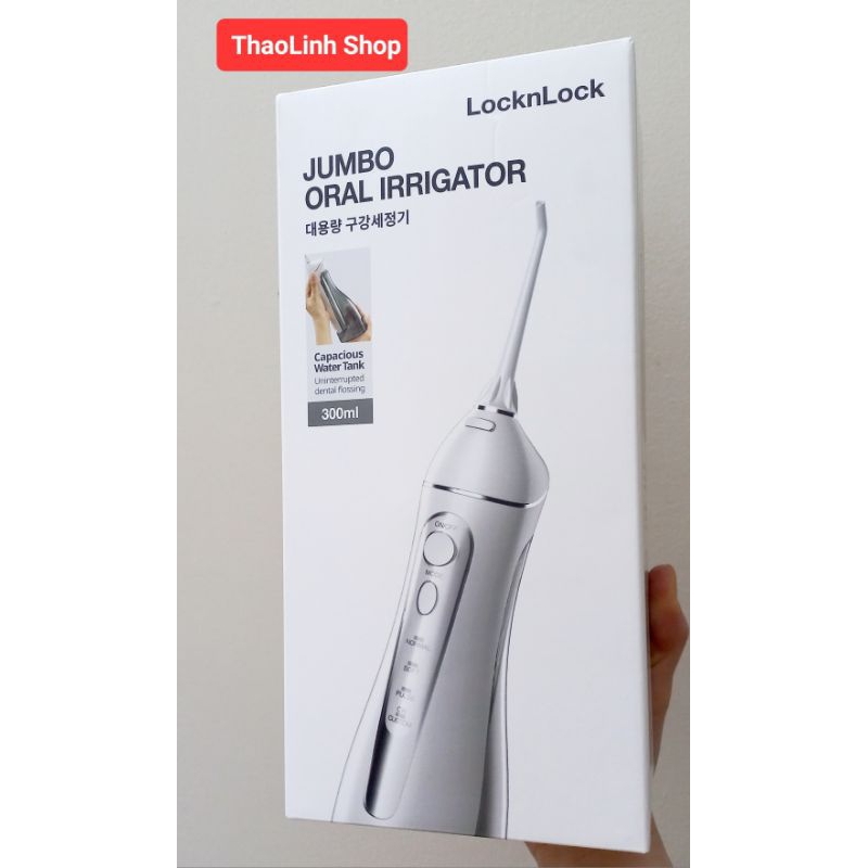 [ Bản nâng cấp] Máy Tăm Nước Lock&Lock Jumbo Oral Irrigator 300ml ...