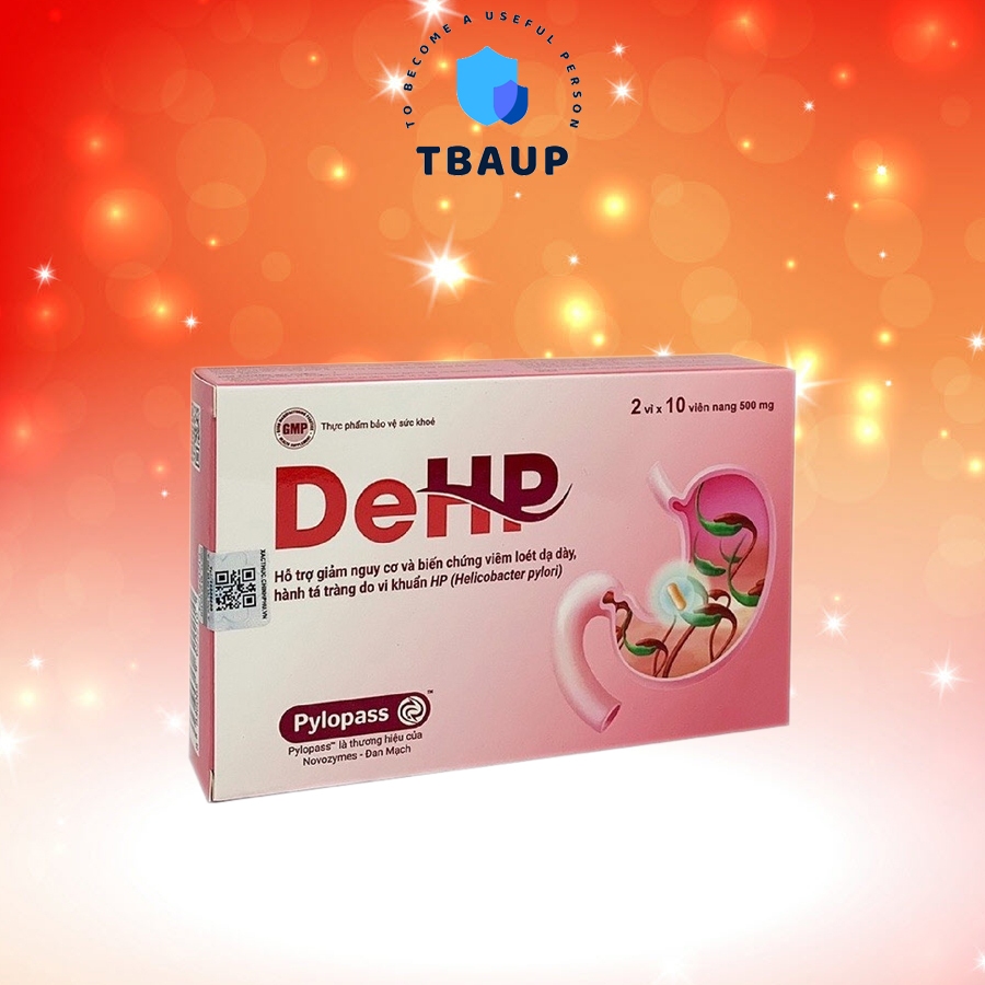 Viên uống DeHP giảm nguy cơ và biến chứng viêm loét dạ dày (Bao tử ...