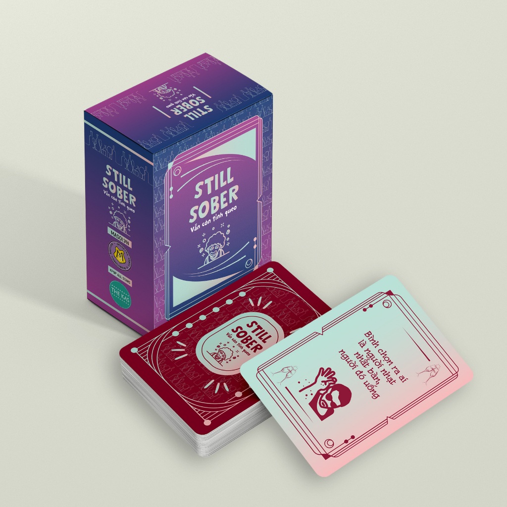 Bộ Bài STILL SOBER - HUỆ B - DRINKING GAME Việt hóa - Trò chơi trên bàn ...