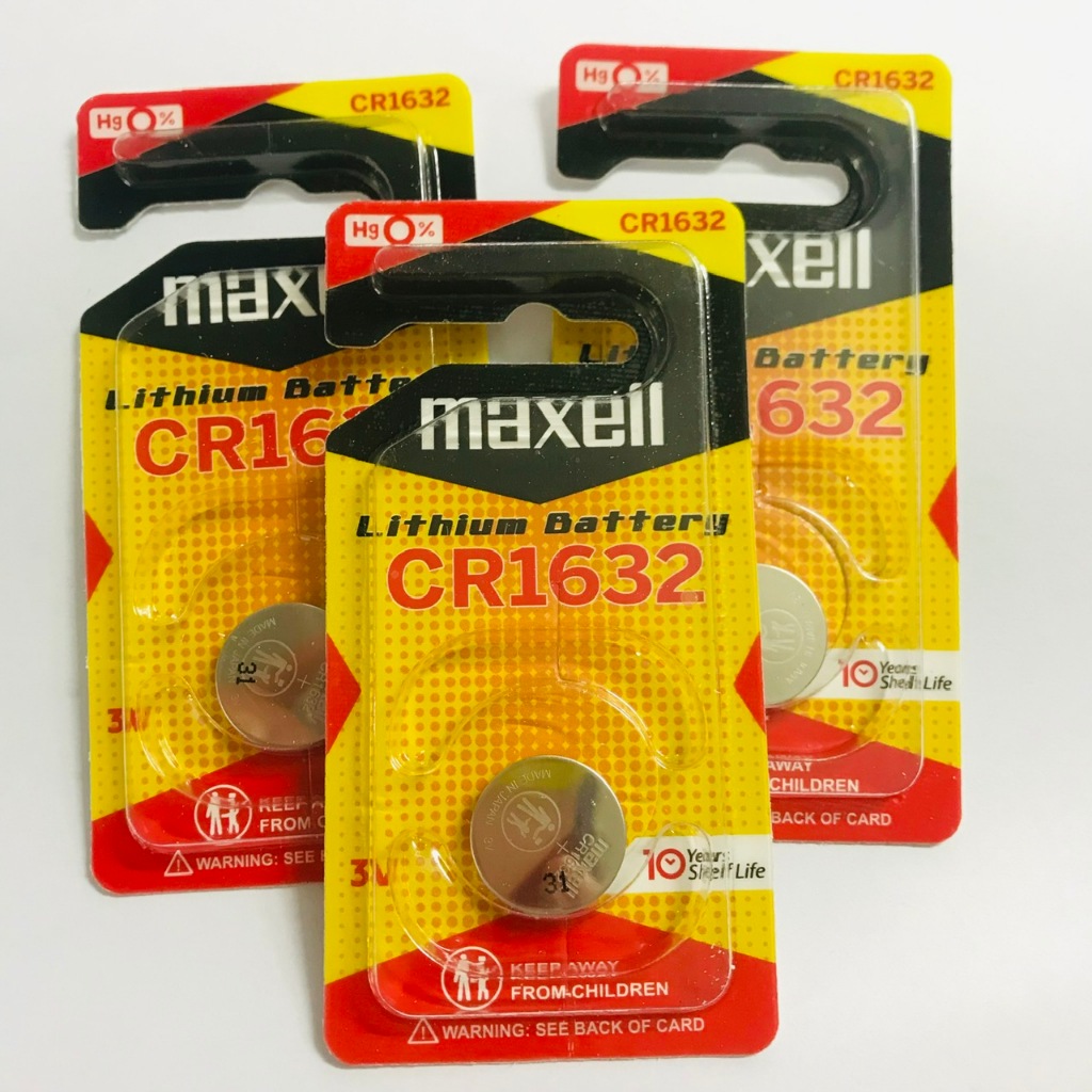 Vỉ 1 Viên Pin MAXELL 3V CR1632, pin 1632 Lithium chất lượng cao, nhập ...