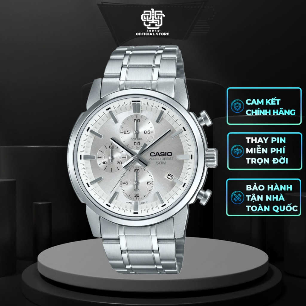 Đồng hồ nam Casio MTP-E510D-7AV Hàng chính hãng | Shopee Việt Nam