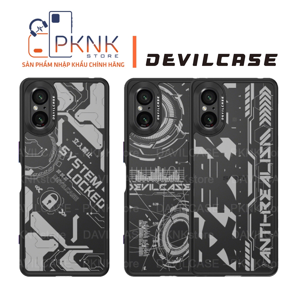 Ốp Lưng Devilcase Sony Xperia 5 V I Phiên Bản Lite (Khung Đen + Phím Đen + Camera Đen) | Shopee ...
