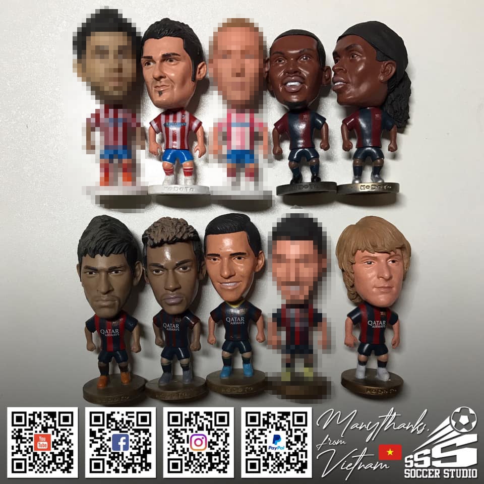 Tượng cầu thủ bóng đá Kodoto Soccerwe Football Figure Toy 7cm Villa ...