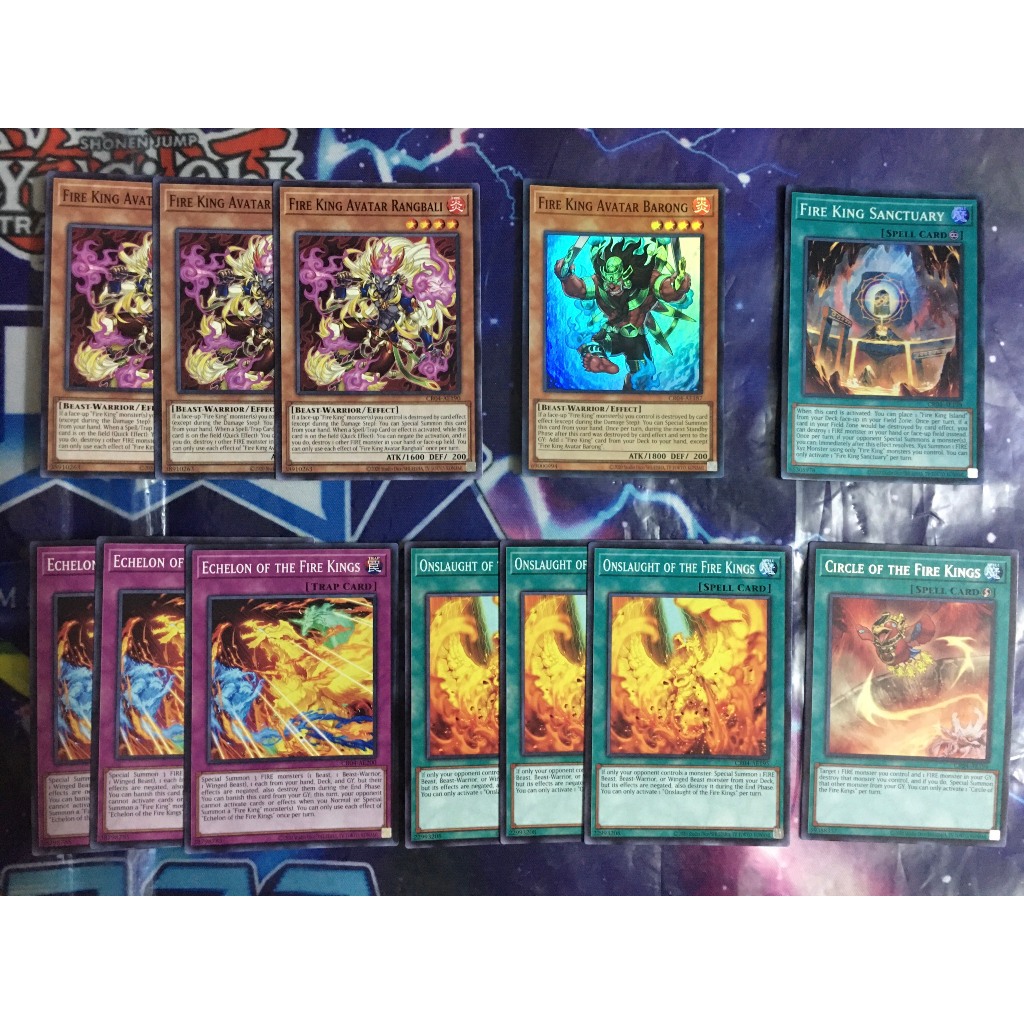 Set thẻ bài Yugioh Fire King Asian English (Fire King Avatar Barong ...