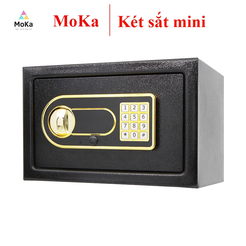 Két Sắt Mini MoKa Gia Đình Cao Cấp Có Khóa Chống cháy An Toàn Sơn Tĩnh ...