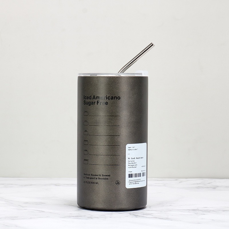 Ly Giữ Nhiệt Iced Americano Chất Liệu Inox 304 Cao Cấp Dung Tích 600ml Nắp Chống Tràn | Shopee ...