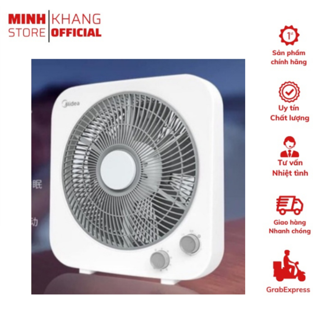 Quạt Điện Tản Gió Quạt Hộp Mini Để Bàn MIDEA KYT30-21MA, Hàng Chính Hãng- Bảo Hành 12 Tháng ...