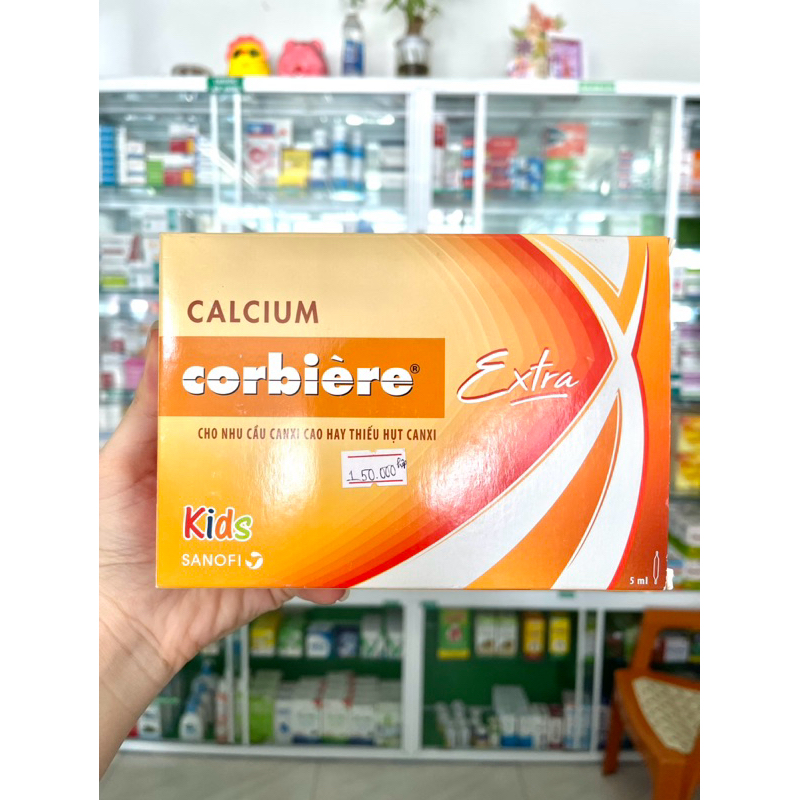 Calcium Corbiere Extra Sanofi Bổ Sung Canxi (Hộp 3 Vỉ X 10 Ống) 5ml | Shopee Việt Nam