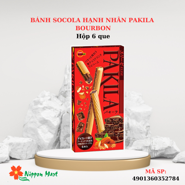 Bánh pakila socola hạnh nhân BOURBON | Shopee Việt Nam