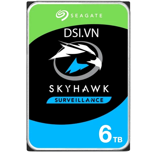 Ổ CỨNG HDD SEAGATE SKYHAWK 6TB 3.5 INCH, 5400RPM, SATA, 256MB CACHE ...