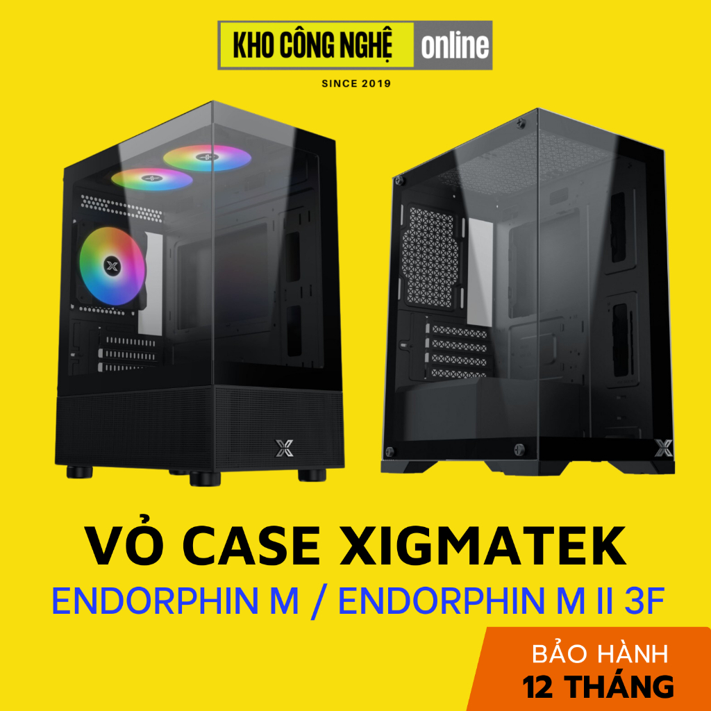 Vỏ Case Máy Tính XIGMATEK Endorphin M II 3F / Endorphin M GAMING M-ATX ...