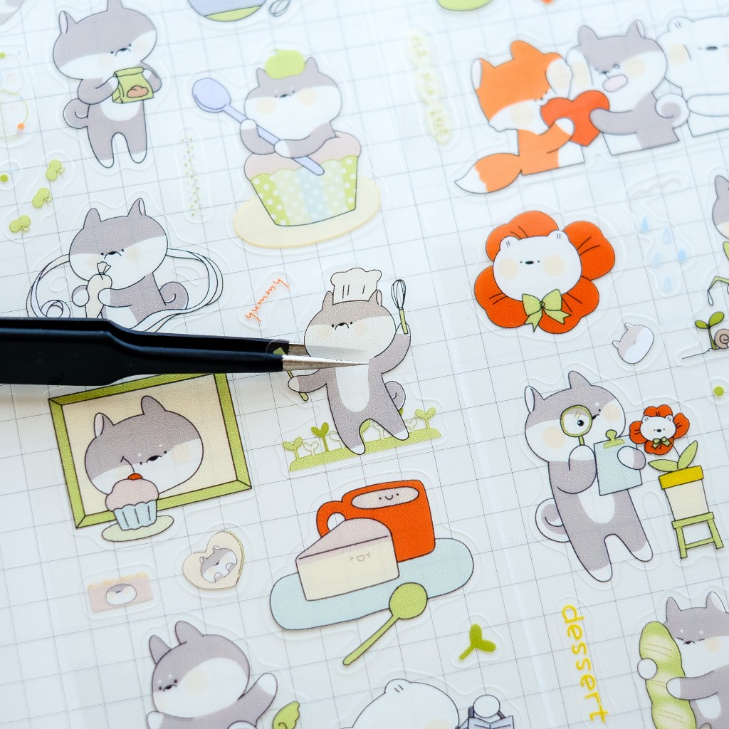 Băng keo sticker Shiba Inu | meohime198 | Shopee Việt Nam