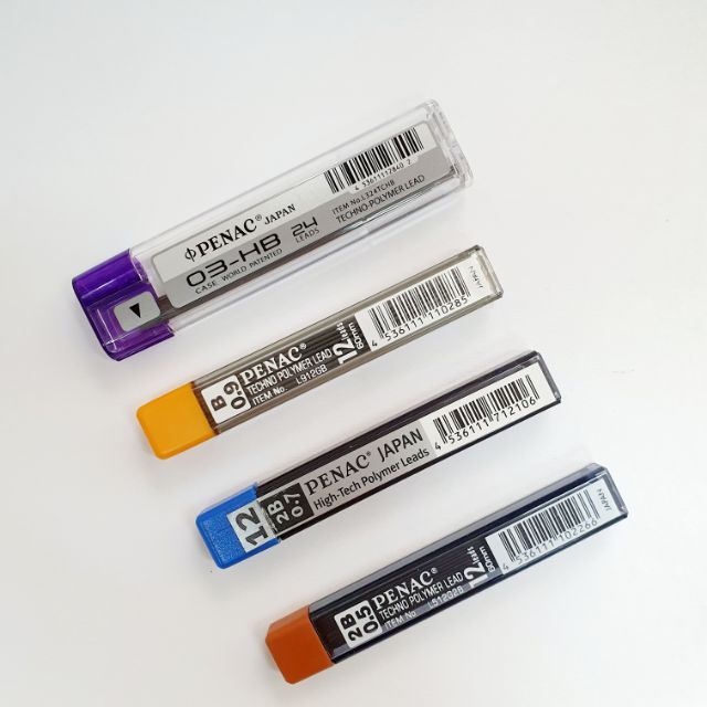 Ruột chì bấm Penac 2B 0.5mm, 0.7mm, 0.9mm | Shopee Việt Nam
