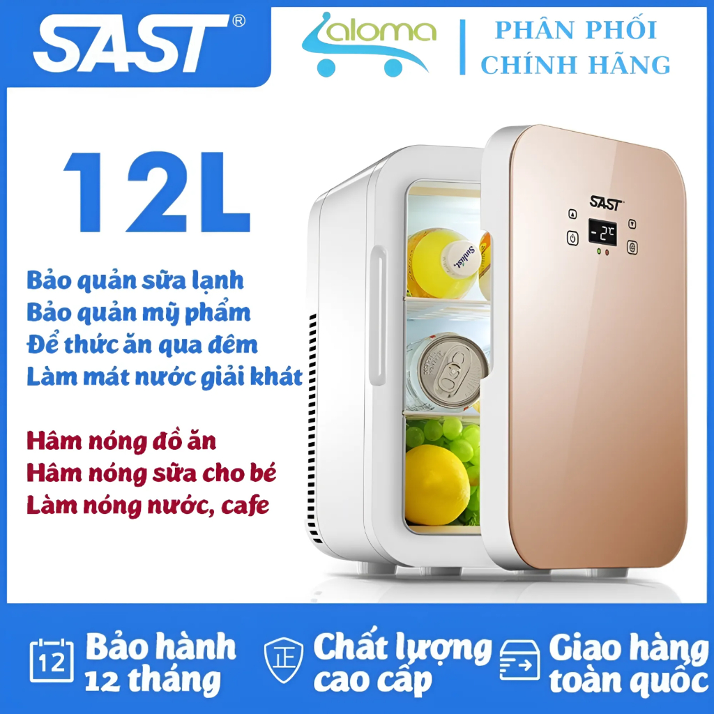 Tủ Lạnh Mini 12 Lít SAST ST-12L 2 Chế Độ Làm Lạnh Và Hâm Nóng Tiện Lợi ...