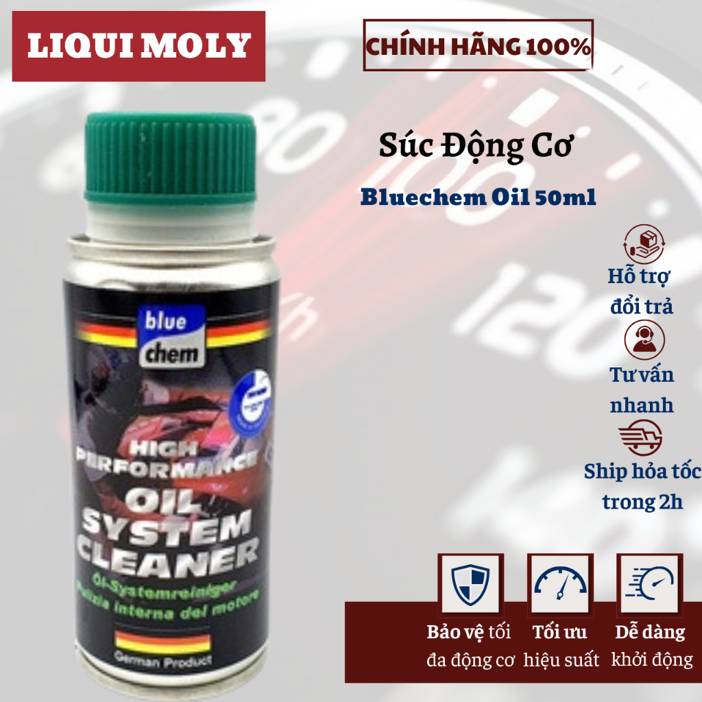 Bluechem oil 50ML súc động cơ cho xe máy- Sản xuất tại Đức | Shopee ...