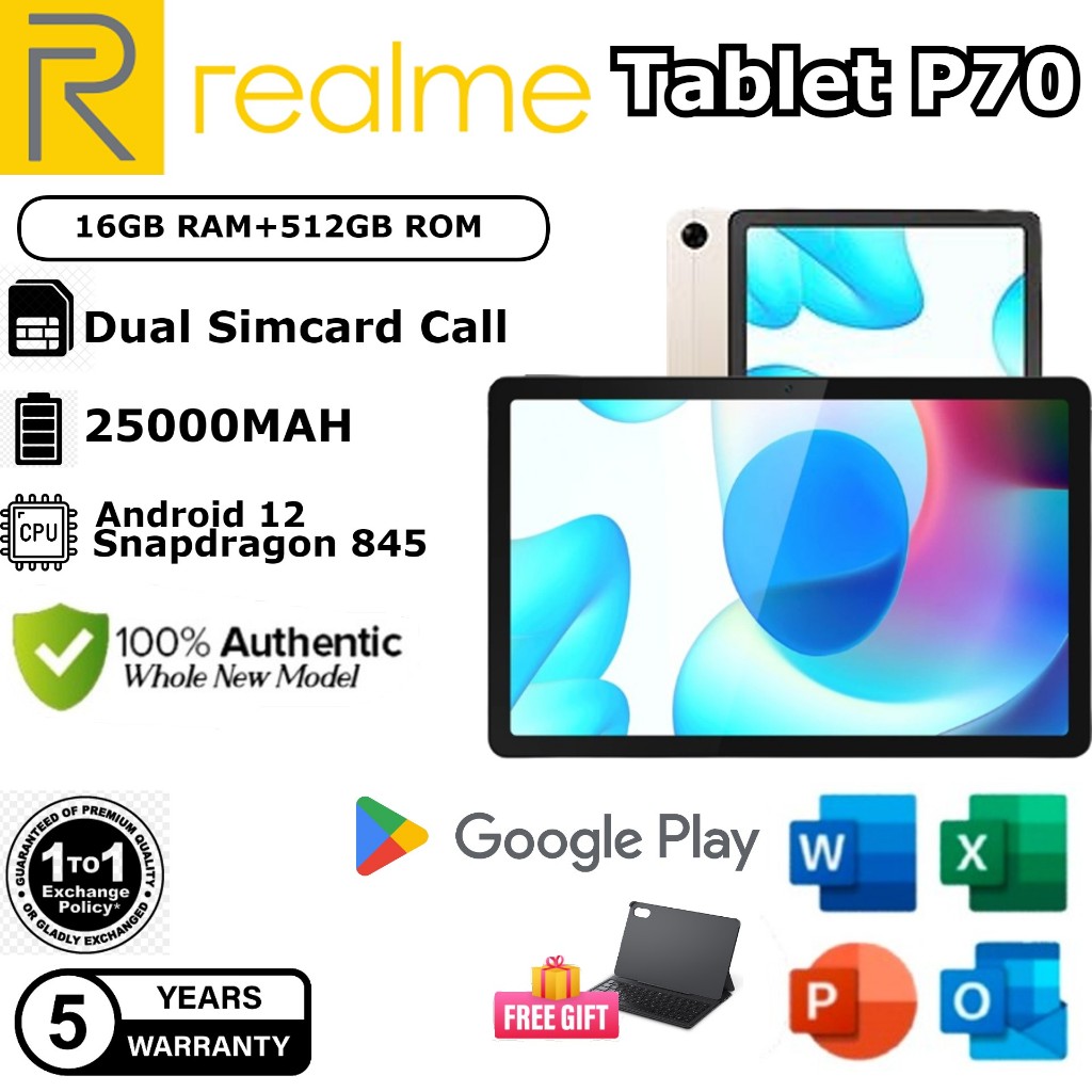 🔥MỚI ĐẾN🔥 2024 Realme Pad P70 |RAM 16GB 512GB ROM | Snapdragon 865 ...