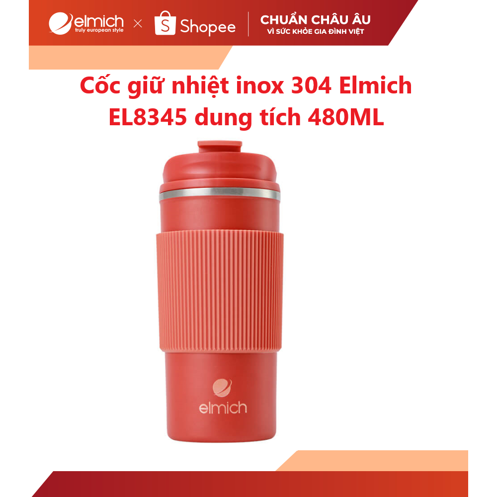 Cốc giữ nhiệt inox 304 Elmich EL8345 dung tích 480ML | Shopee Việt Nam