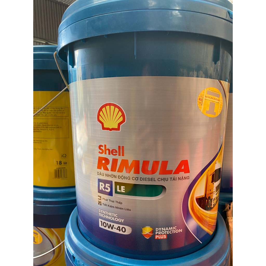 [HÀNG CHÍNH HÃNG] Dầu động cơ cao cấp Shell Rimula R5 LE 10W-40 API CK ...