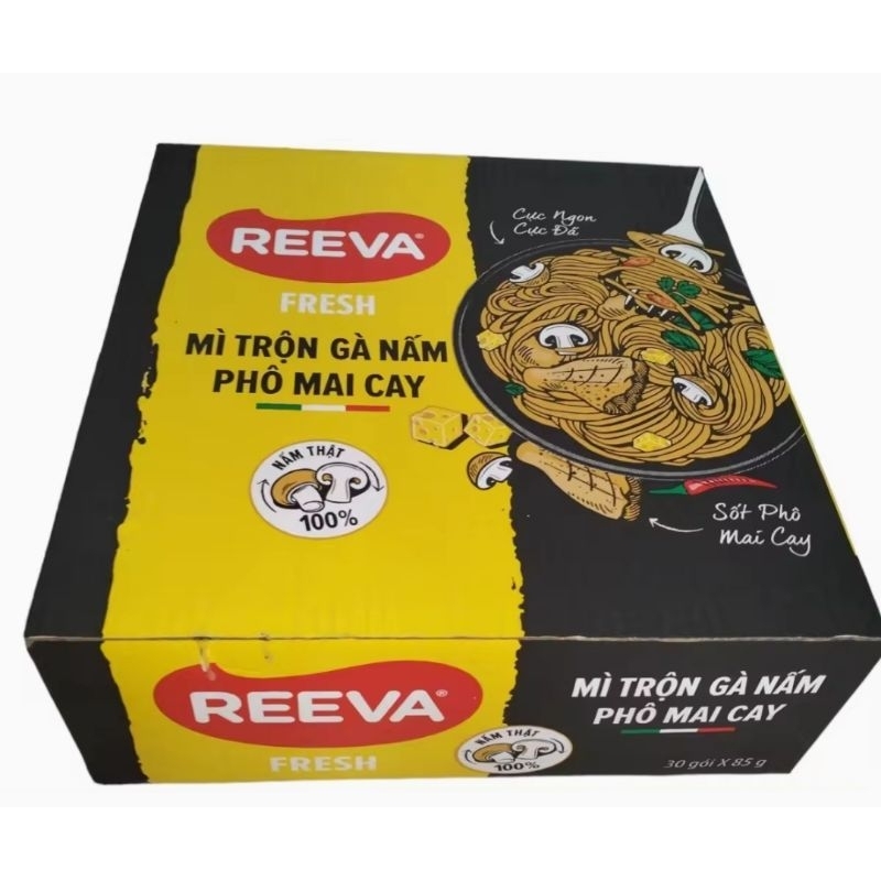 Mì Reeva mix 2 vị, mix 3 vị ##Reeva trộn phô mai cay#Reeva lẩu nấm chay ...