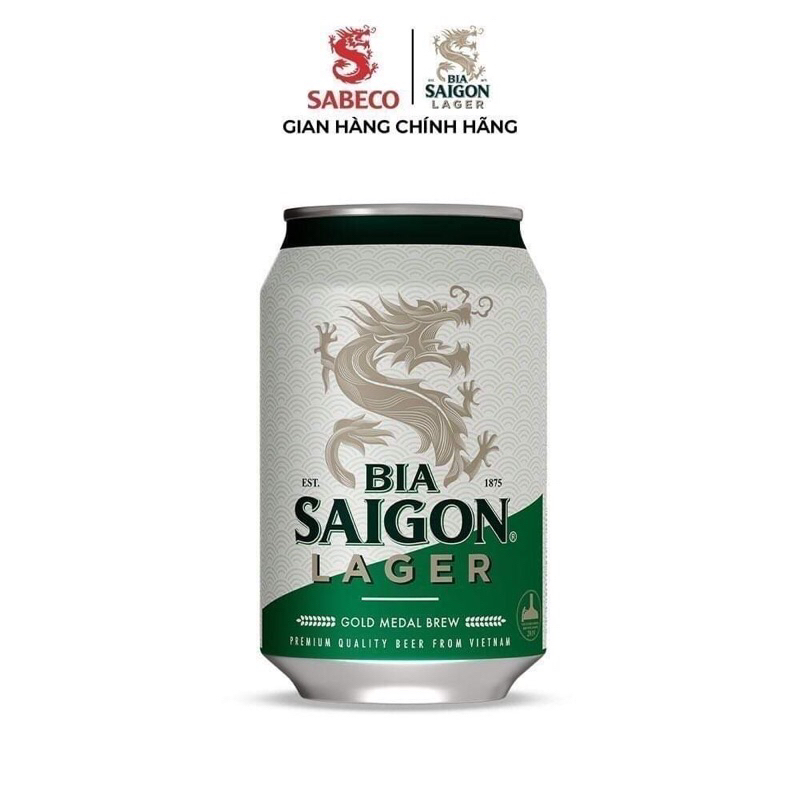 BIA SÀI GÒN Lager 330ml/lon ( giá 1 lon ) | Shopee Việt Nam