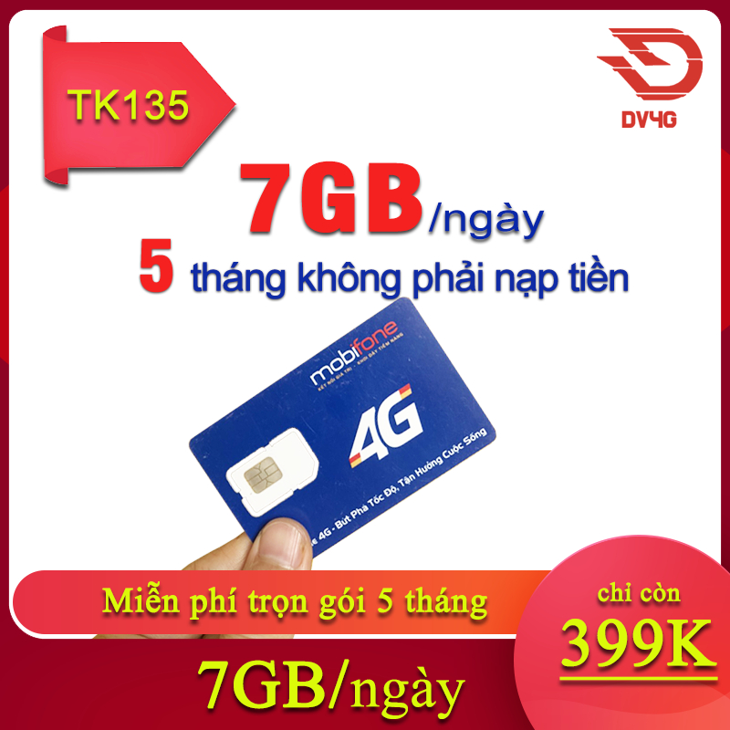 Sim 4G Vinaphone- Mobifone Big50y -Thaga60 -TD49 -Happy -D500 -U1500, không giới hạn dung lượng ...