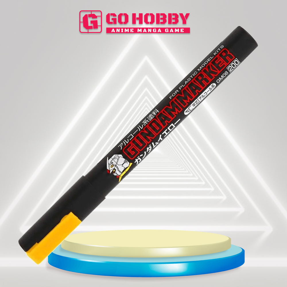 TOOL | Bút sơn Gunpla: GM07 - Gundam Marker Gundam Yellow | Dụng cụ sơn ...