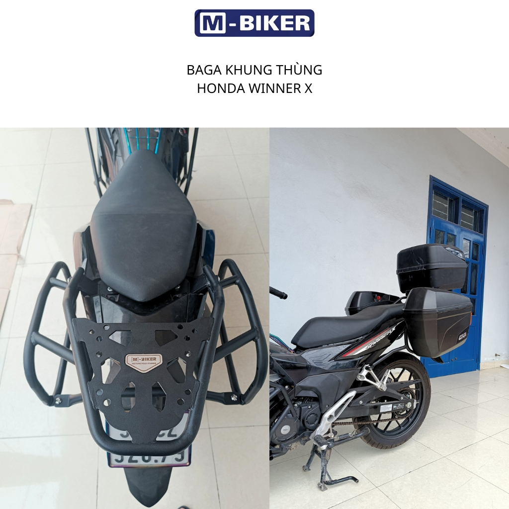 Baga honda winner x. cảng sau winer x, baga khung gắn thùng hông honda ...