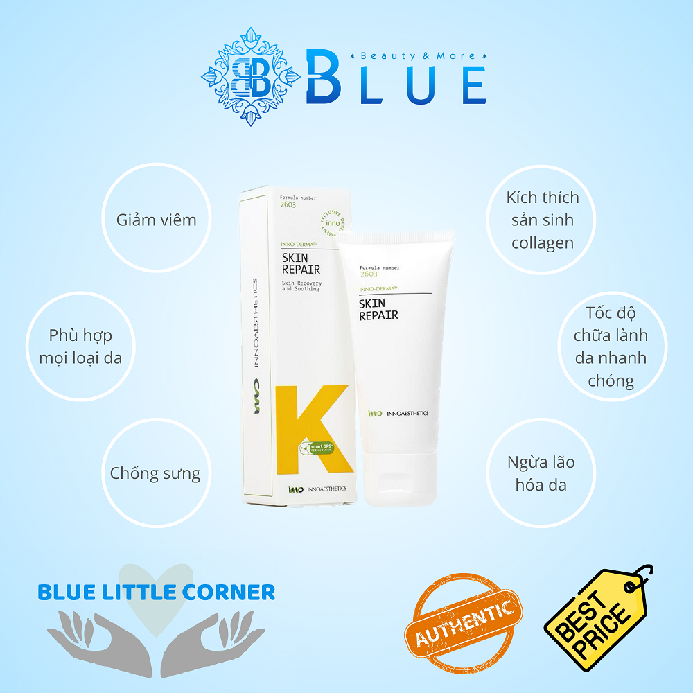 Kem dưỡng phục hồi sửa chữa da Skin Repair Innoaesthetics [Kem K ...