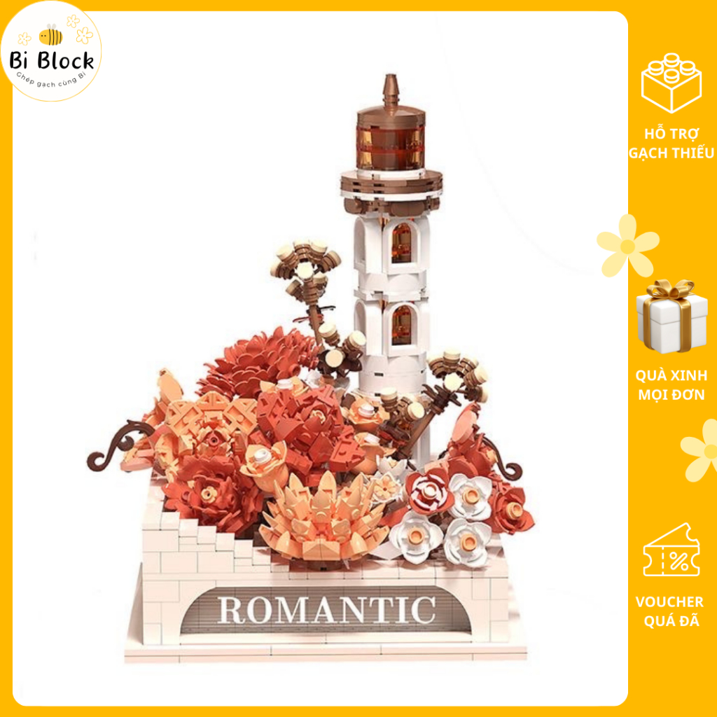 [ORDER] Bộ lắp ráp building blocks Dấu Ấn Tình Yêu Quà tặng Bạn gái DYI ...
