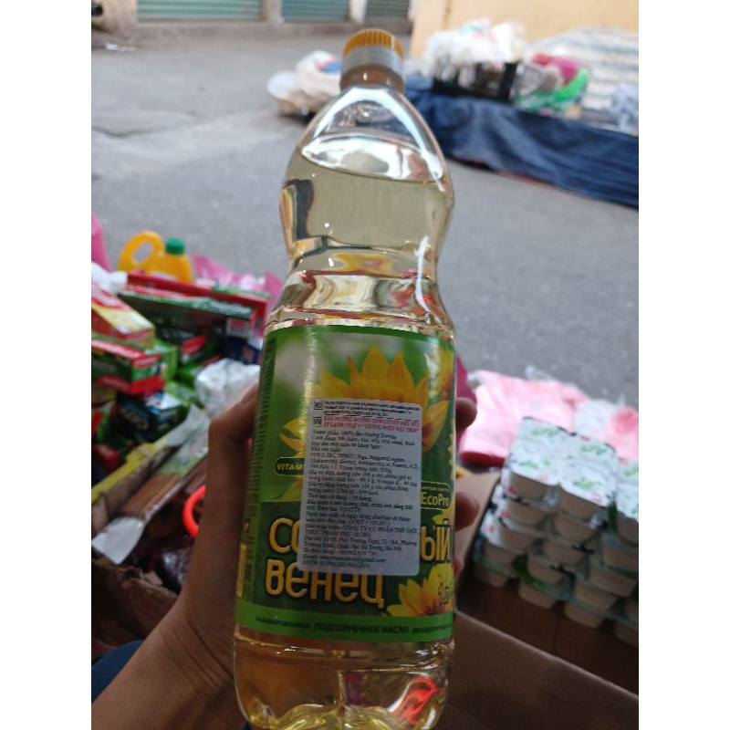 Dầu Hướng Dương Nga Sunny Crown 1l | Shopee Việt Nam