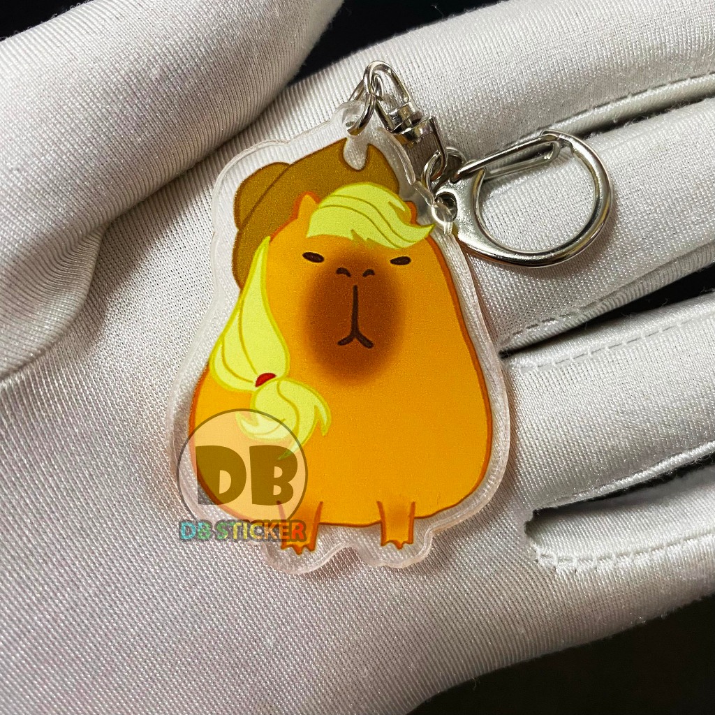 Móc Khóa Capybara Dễ Thương Hoạt Hình Chuột Lang Pony Mèo Pusheen Đáng ...
