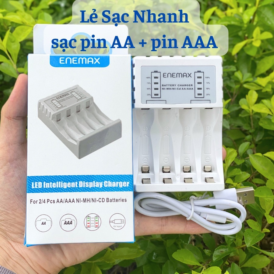 PIN SẠC LẠI ENEMAX pin AAA 2600mAh lắp điều khiển remote- Pin sạc Mic ...
